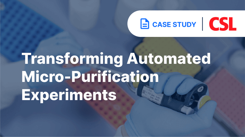Csl Synthace Transforming Automated Micro Purification Experiments