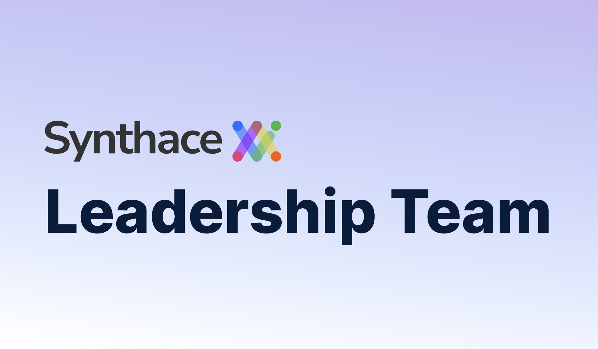 Synthace Leadership | Synthace